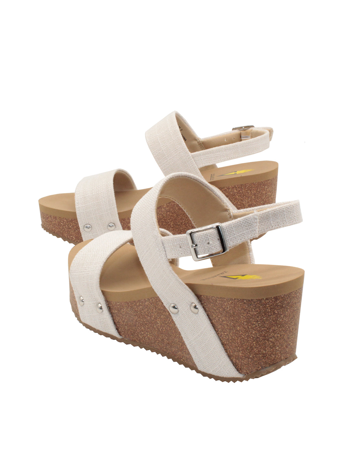 SUMMERLOVE EMBOSSED WEDGE SANDALS FOR WOMEN - VOLATILE – Volatile USA